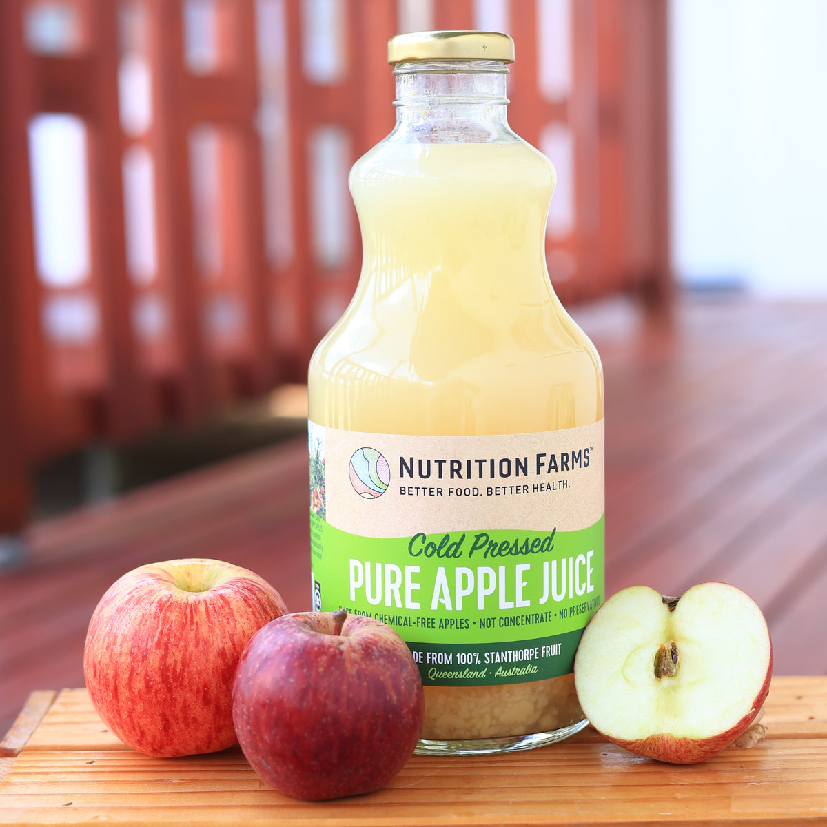 PURE APPLE JUICE *1L - ORGANIC COLD PRESSED (Not For Post Shipping ...